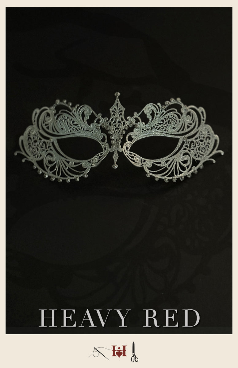 Gothic wire costume mask – HeavyRed