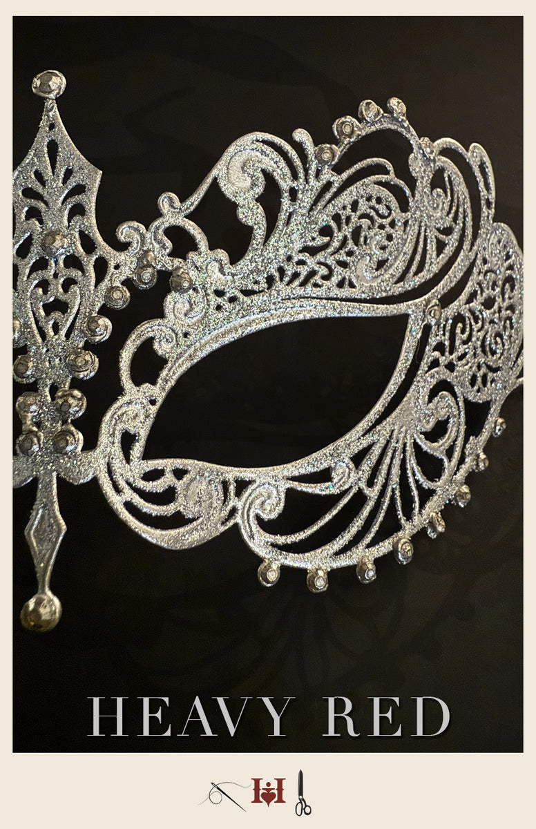 Gothic wire costume mask – HeavyRed