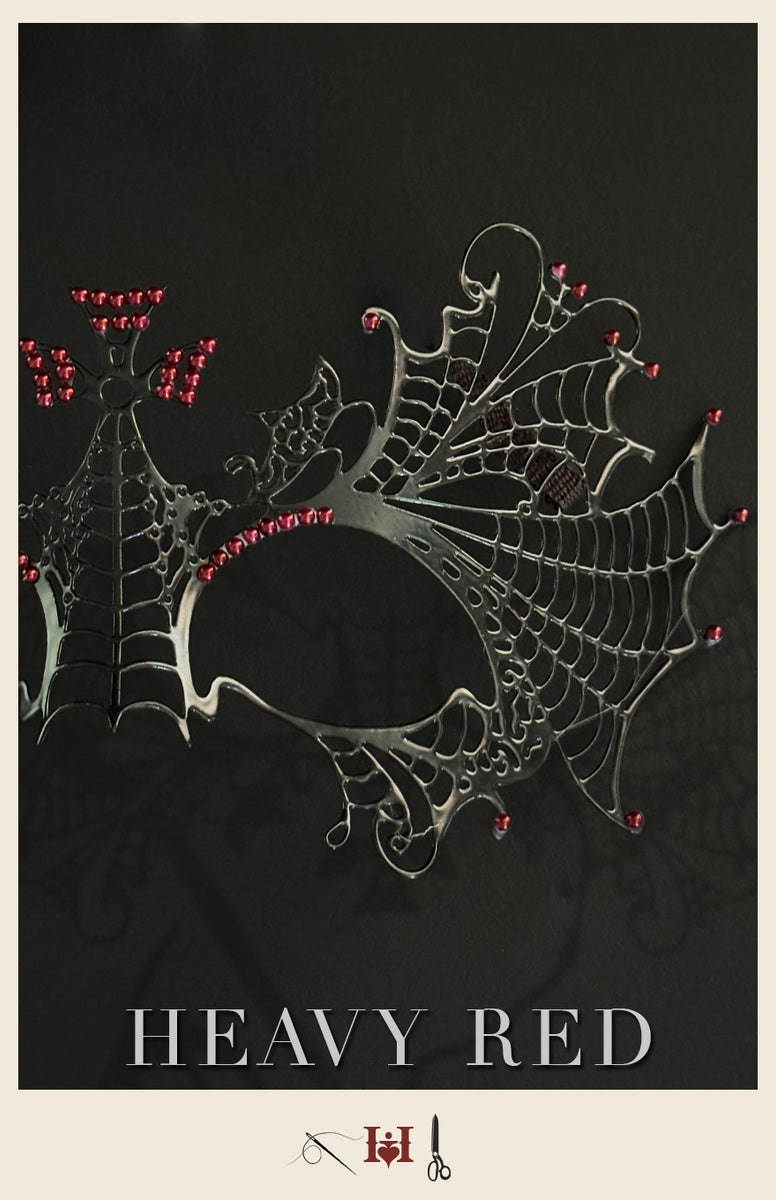 Gothic wire costume mask – HeavyRed