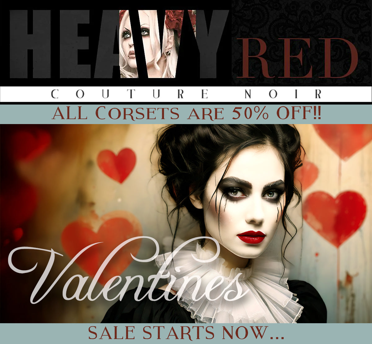 Heavy Red - Couture Noir gothic clothing – HeavyRed