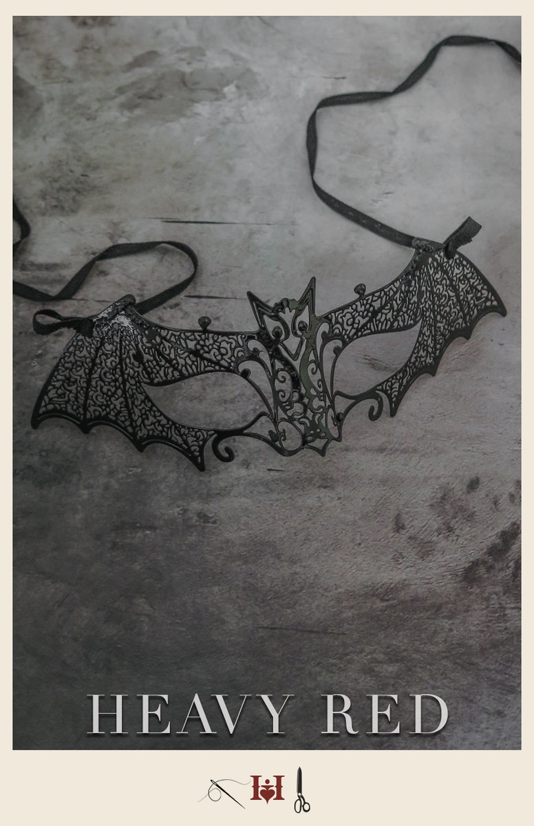 Gothic wire costume mask – HeavyRed