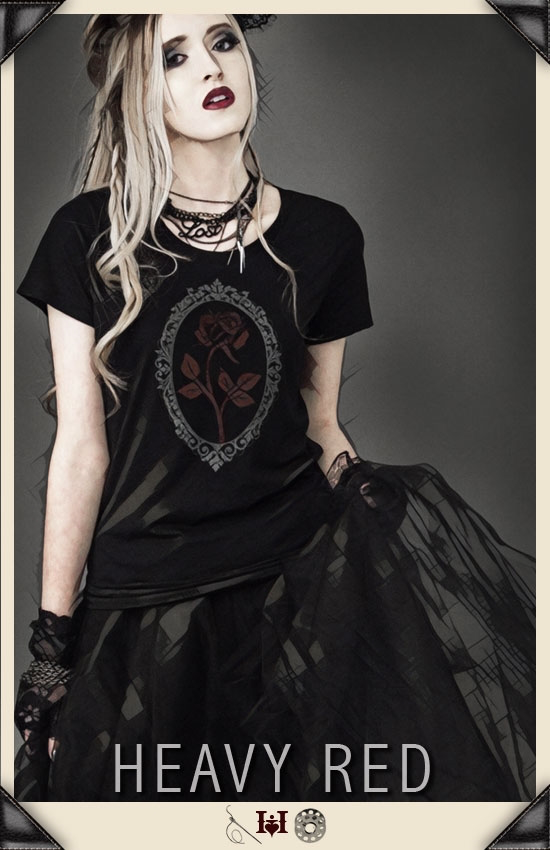 Heavy Red - Couture Noir gothic clothing – HeavyRed