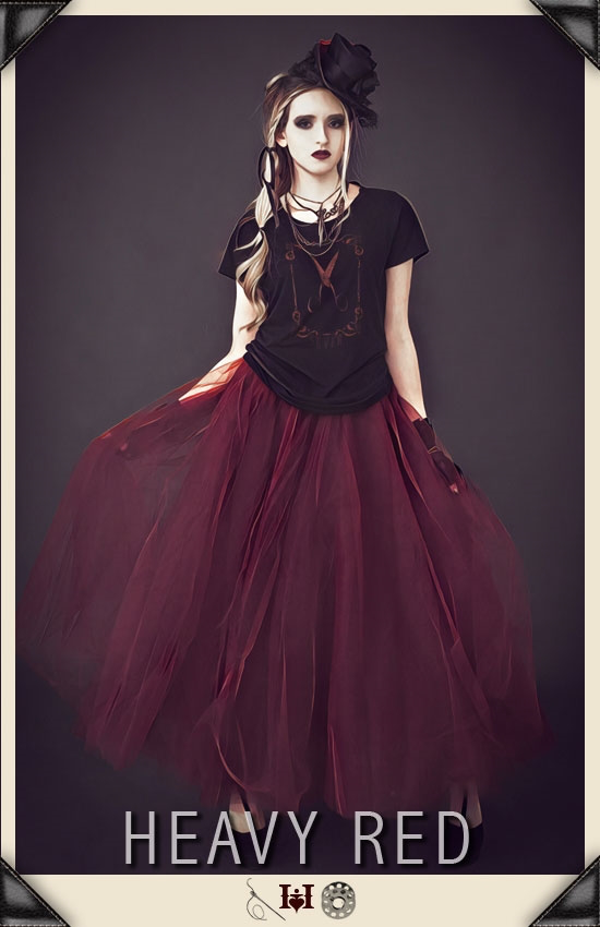 Heavy Red - Couture Noir gothic clothing – HeavyRed