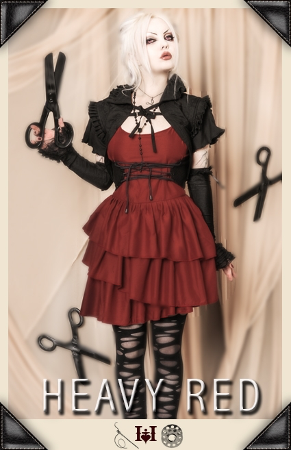 Heavy Red - Couture Noir gothic clothing – HeavyRed